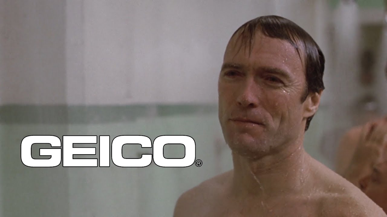 GEICO TV Commercial: "Clint Eastwood Rebuffs Prison Shower Romance ...