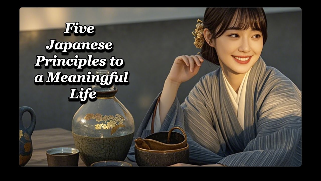🌸 5 Japanese Principles to a Meaningful Life 🌸 - YouTube
