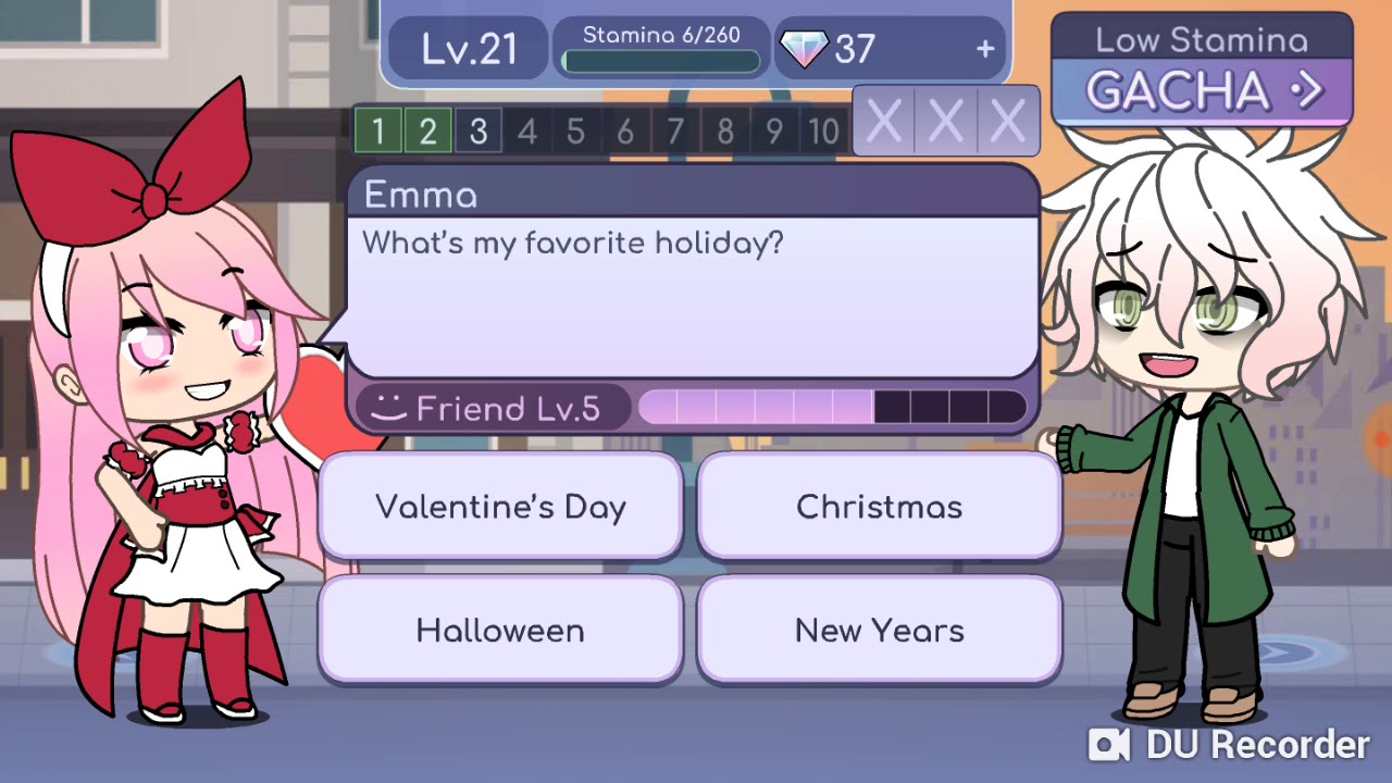 Gacha Life- Emma Quiz answers - YouTube