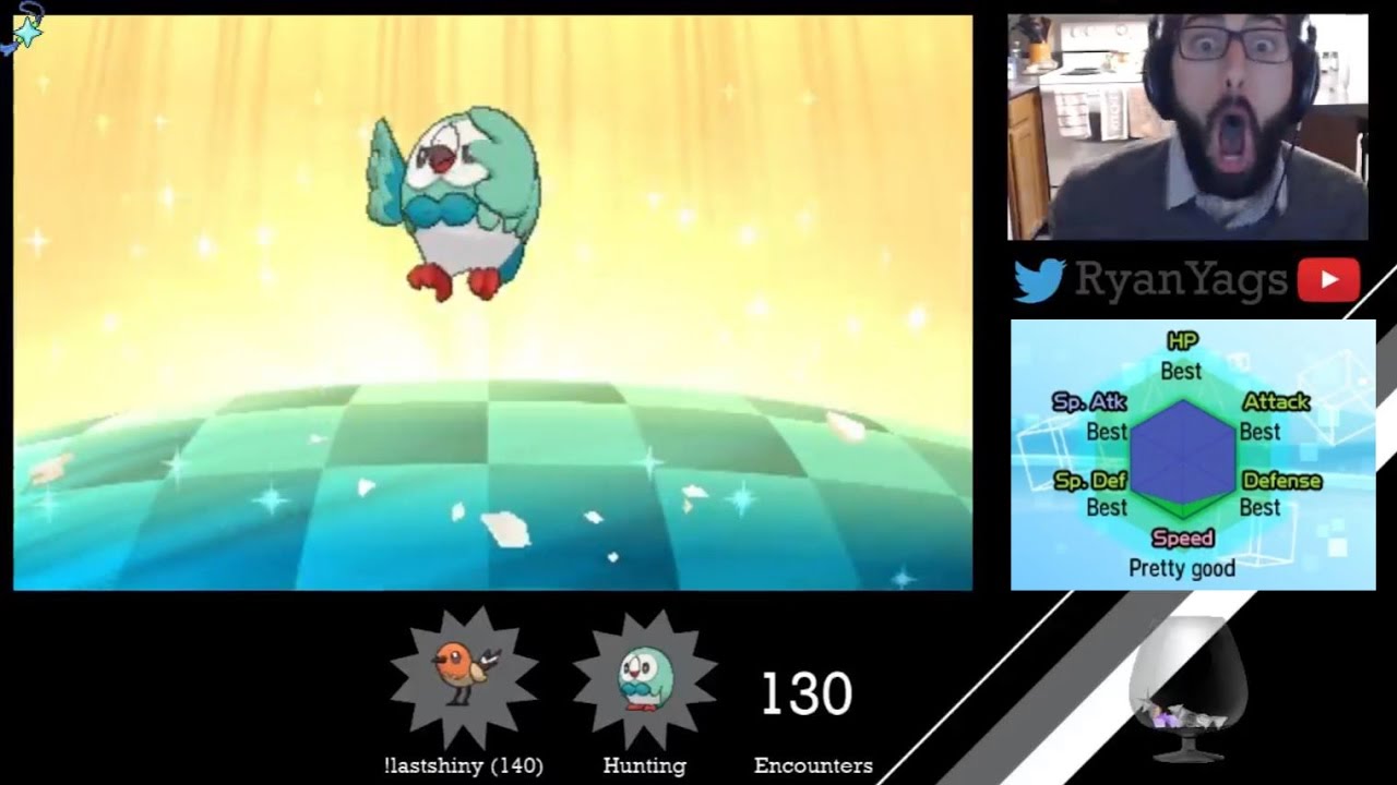 Shiny Rowlet via Masuda in Pokemon Sun and Moon - YouTube