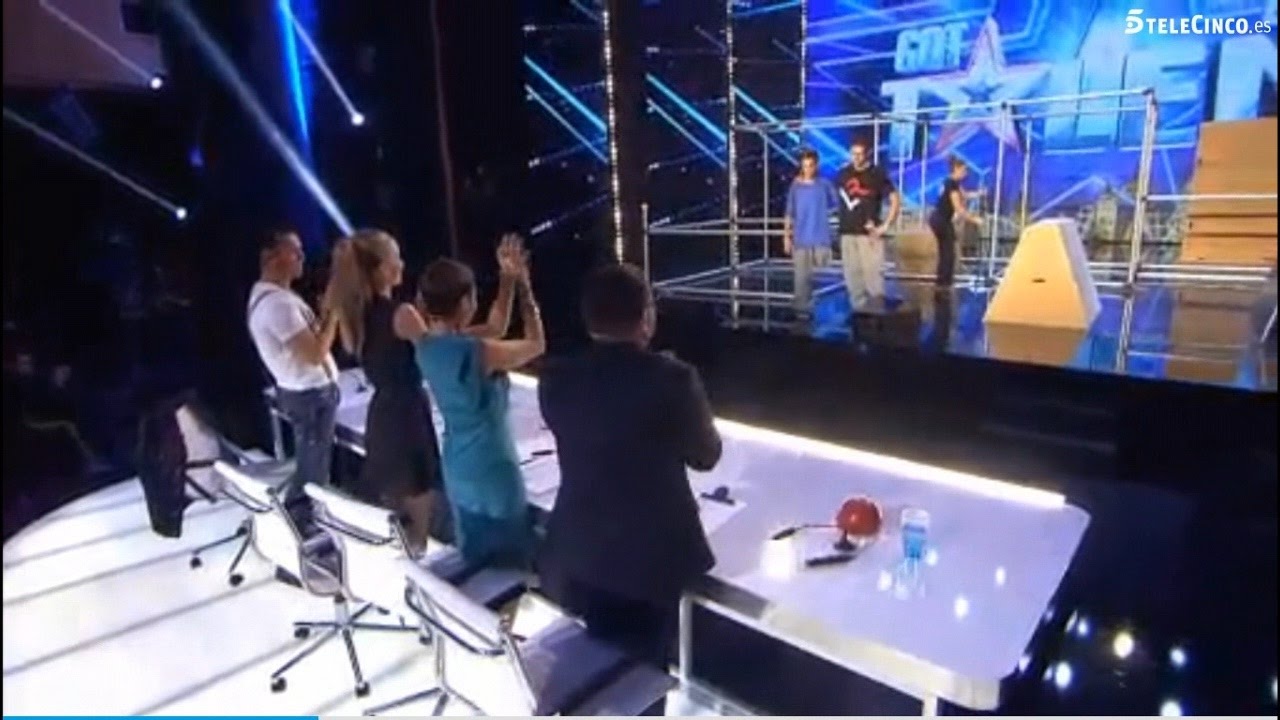 Parkour en GOT TALENT ESPAÑA! - Álex Segura y Rubén Roldán - YouTube