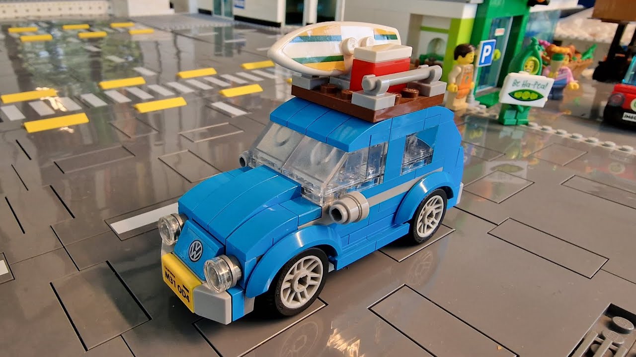 Lego Creator Mini Volkswagen Beetle speedbuild. #lego40252 #legocreator ...