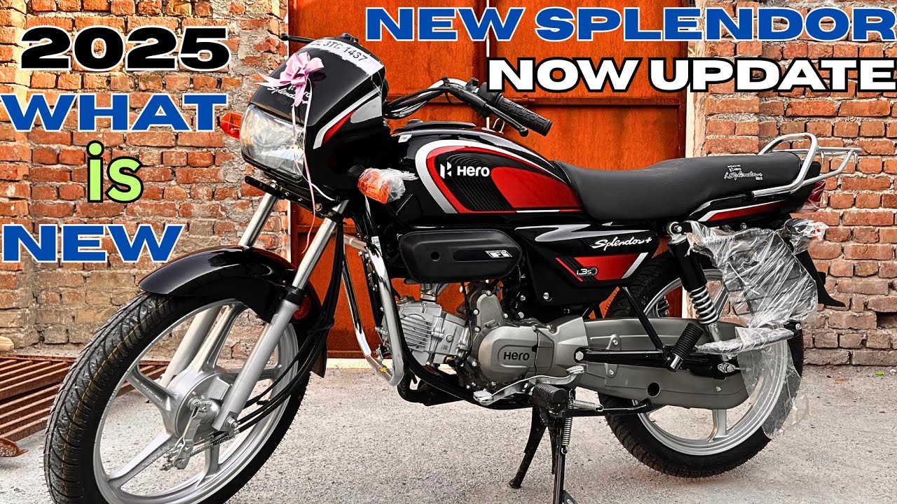 Urgent Video :- New Launch Hero Splendor Plus 10 New Update Black Red ...