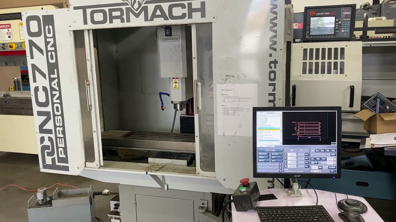 2017 Tormach PCNC 770 CNC Milling Machine #5994 Wheeler Machinery - YouTube