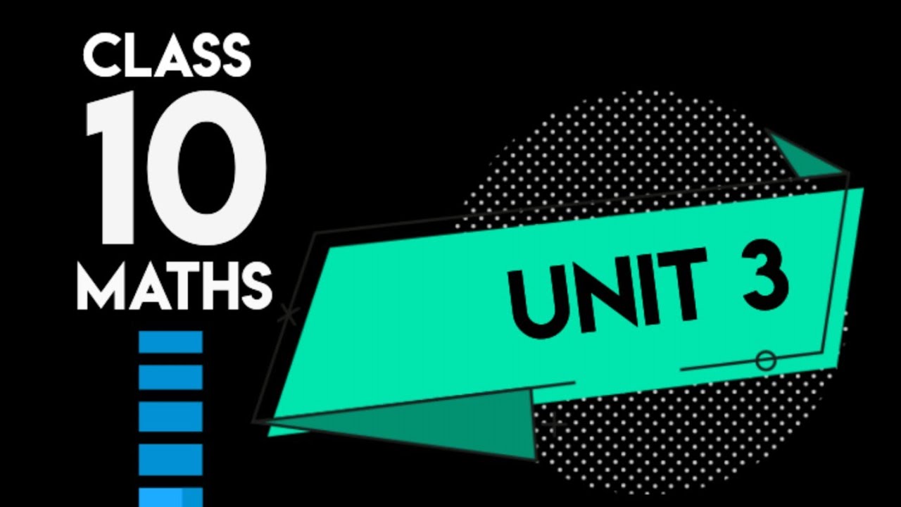 Unit 3 class 10 Maths book back one mark shortcut - YouTube