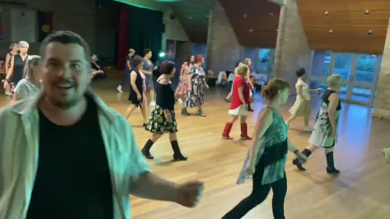 Line Dance “ Who’s That Man “ social demo by Joshua Talbot and his ...