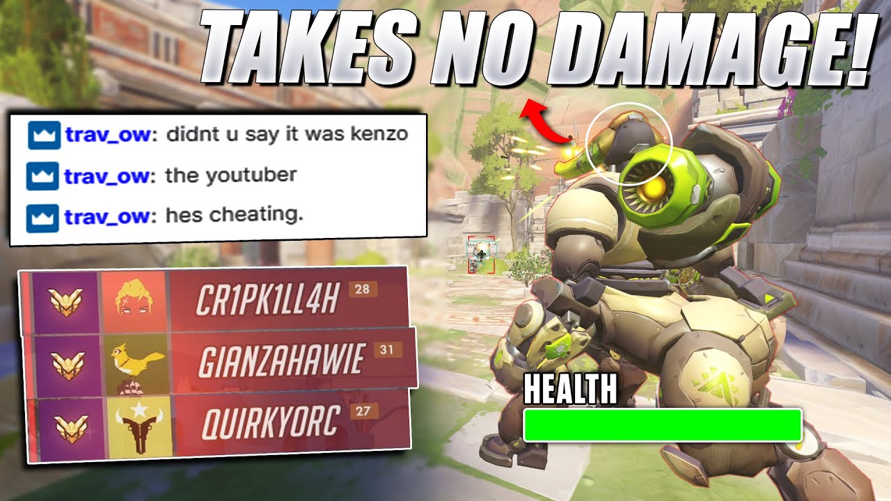 I faced HACKERS using WORKSHOP CHEATS in Overwatch Competitive as ORISA ...