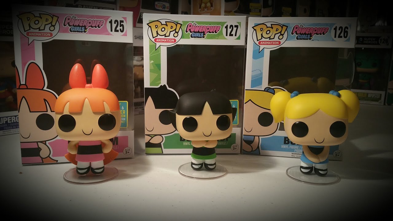 SDCC 2016 Powerpuff Girls Funko Pop Unboxing - YouTube