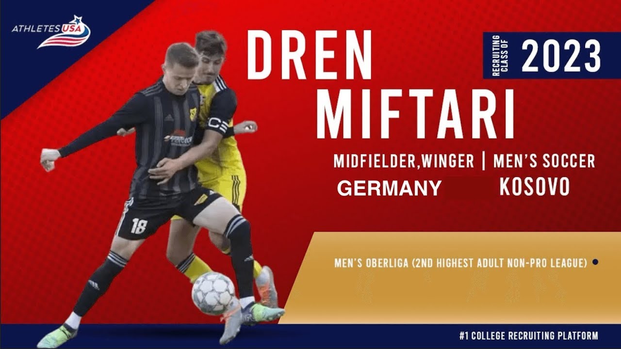 Men's Soccer | Winger, Forward, Midfielder | Dren Miftari, Germany ...
