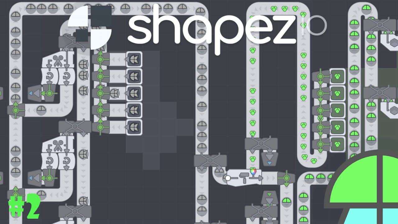 Shapez.io #2 - Kleuren Mixen! - YouTube