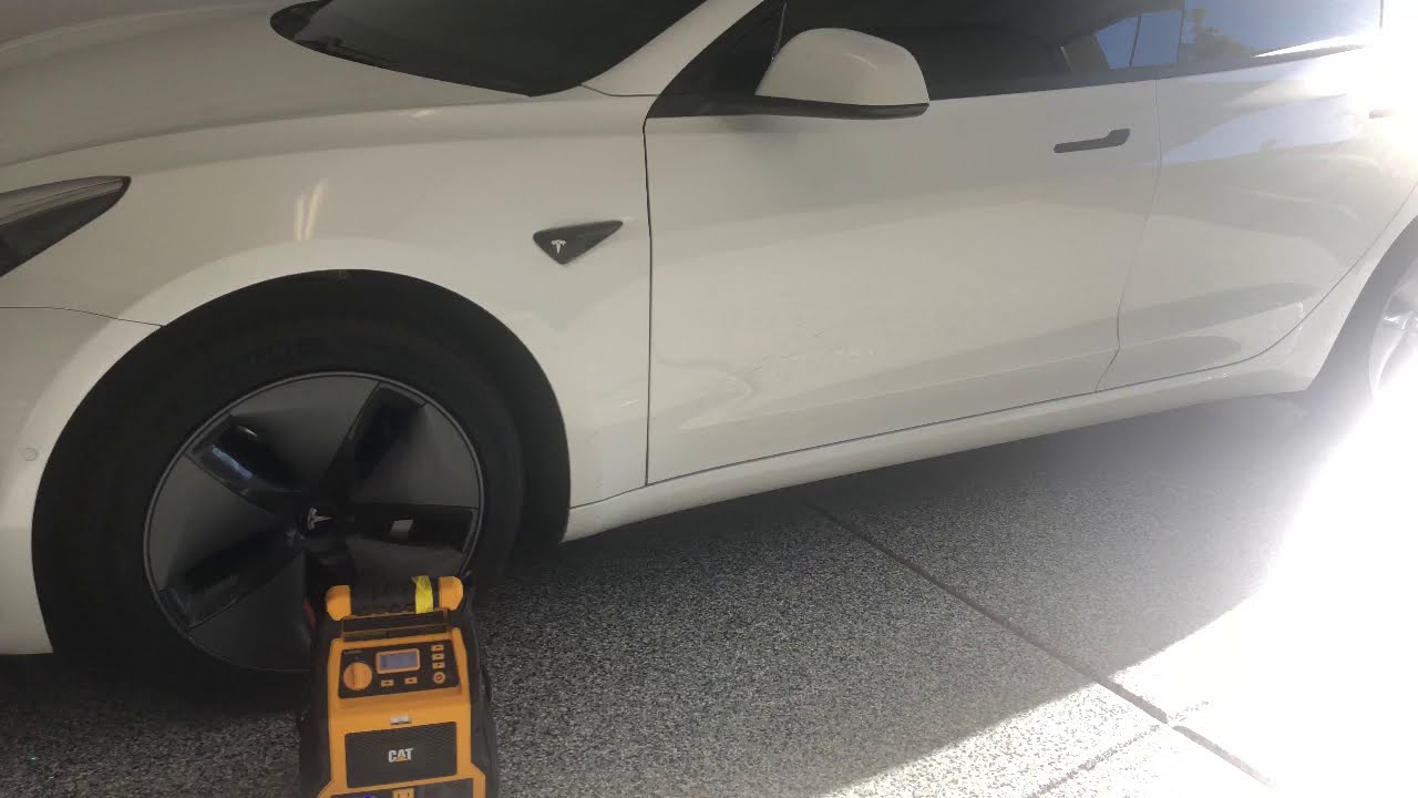 Tesla Model 3 Fuse Box and Recommend Tire Pump - YouTube