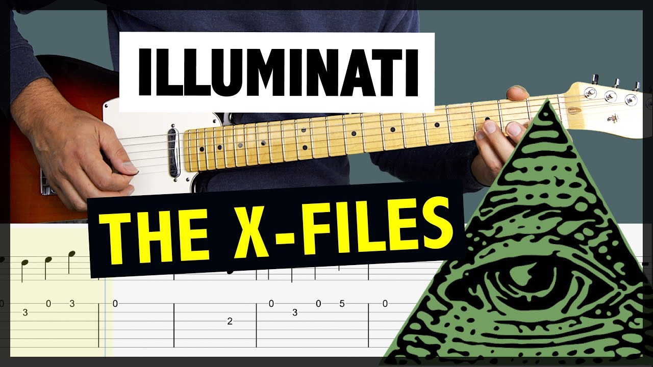 Illuminati Song - The X-Files // Easy Guitar Tutorial + Cover (Melody) - YouTube