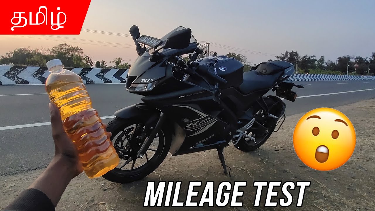 r15-v3-bs6-mileage-test-the-rc-rider-tamil-youtube