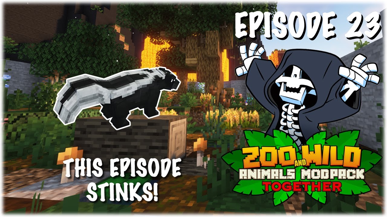 The Skunk Exhibit! - Minecraft SMP: Zoo and Wild Animal (ZAWA) Mod ...