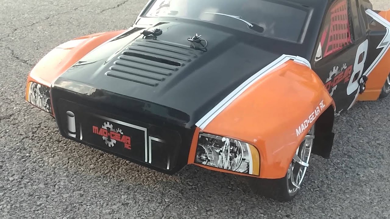 Nitrorcx Madgear 1/6 scale sc rc with upgrades - YouTube