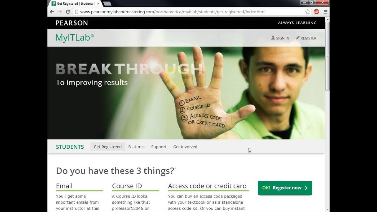 Getting Started with MyITLab - YouTube