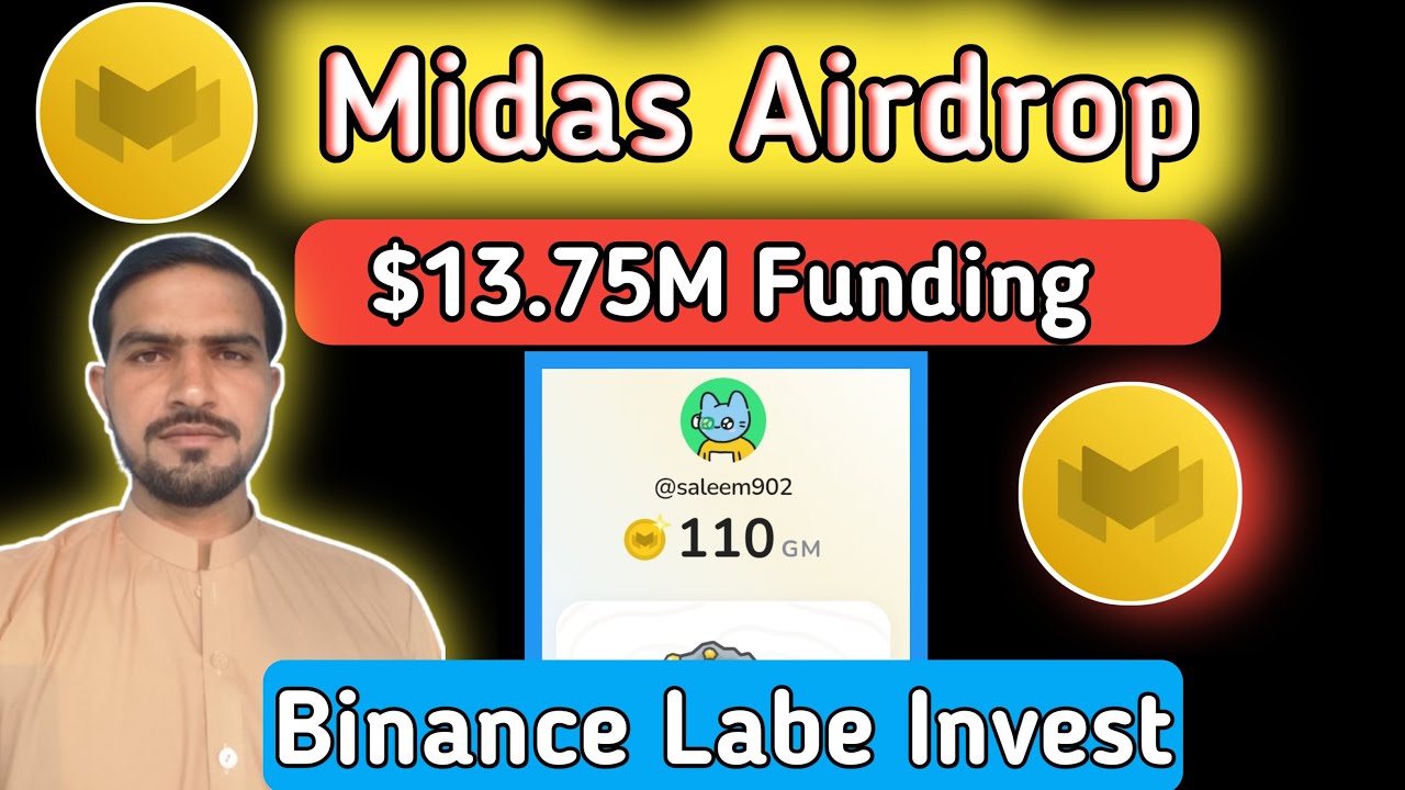 Midas Airdrop Full Guide || How To Get Free Midas Token - YouTube