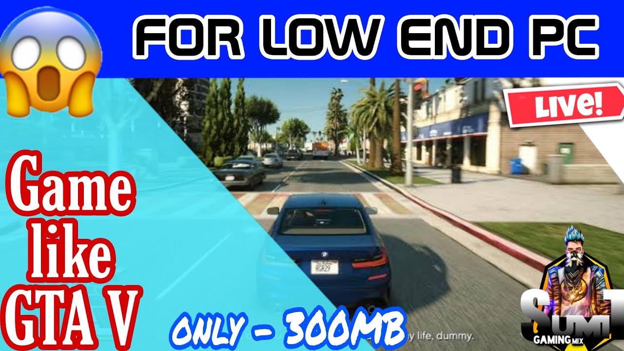 GAME LIKE GTA 5 IN 300MB. FOR LOW END PC🎮😱😱😱 #downloadgta5 # ...