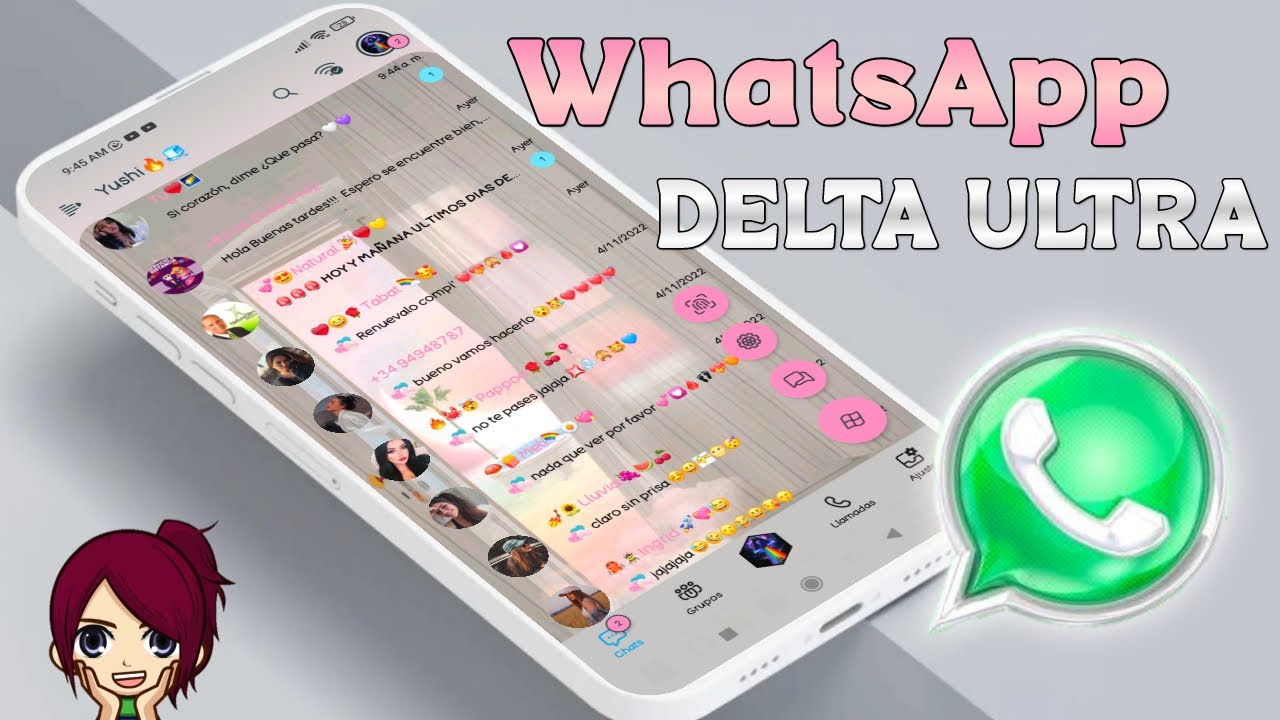 🌹 WhatsApp DELTA ULTRA V4.2.0F Actualizado 🚀 Funciones Únicas | Yushi ...