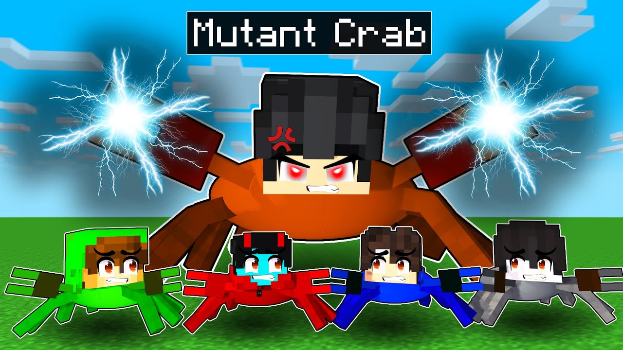 We Became a TINY CRAB in Minecraft! - YouTube