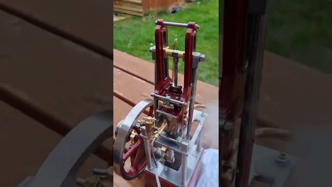Stuart models James Coombes steam engine. - YouTube