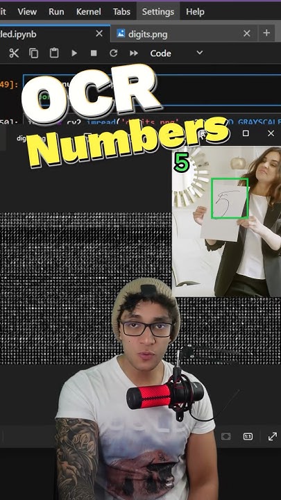 PARTE I Reconocimiento de numeros con python OCR. #python #programacion #opencv #ocr - YouTube