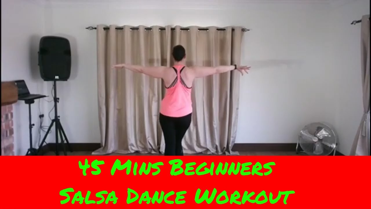 45 Mins Beginners Dance Cardio Fitness Workout: SALSA - YouTube