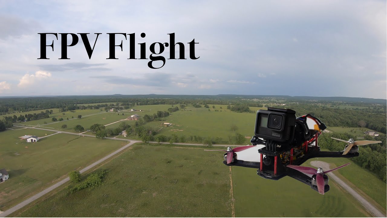 FPV drone flight - YouTube