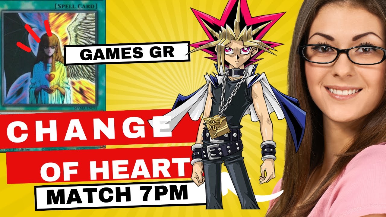 yu-gi-oh yugi the destiny use Change of Heart card match 7 pm - YouTube