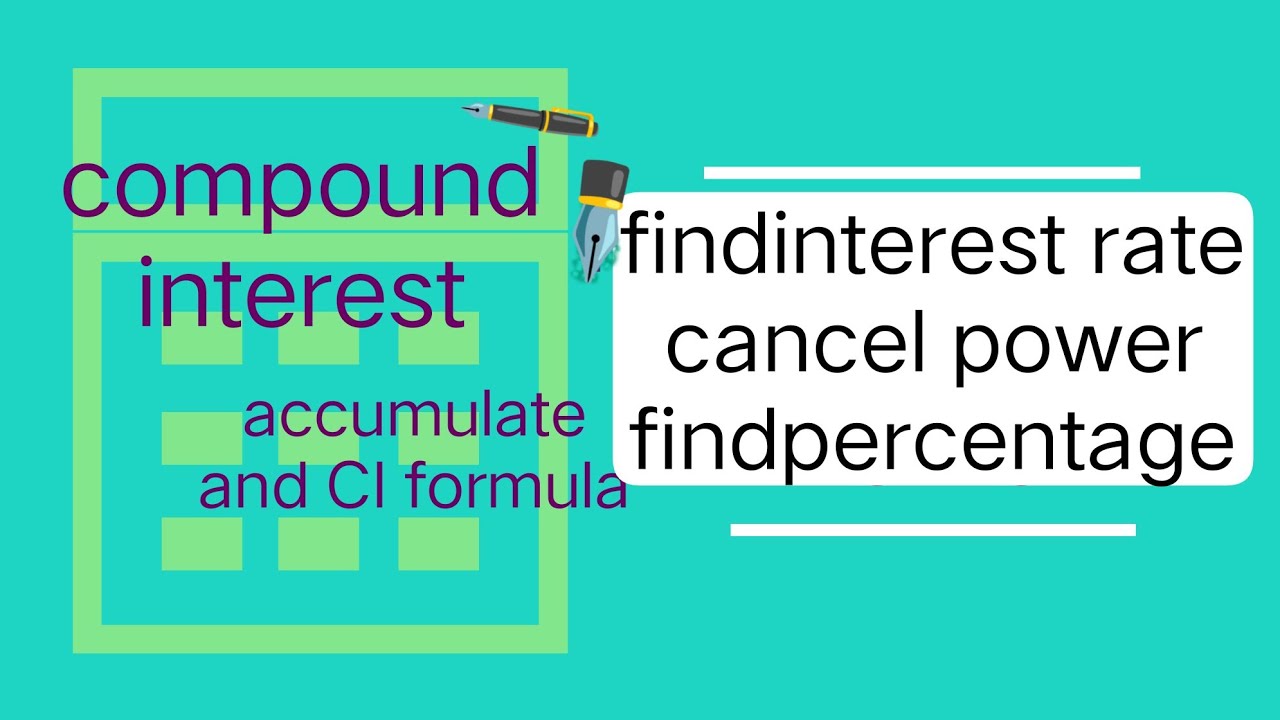 math, compound interest accumulate amount find interest rate find ...