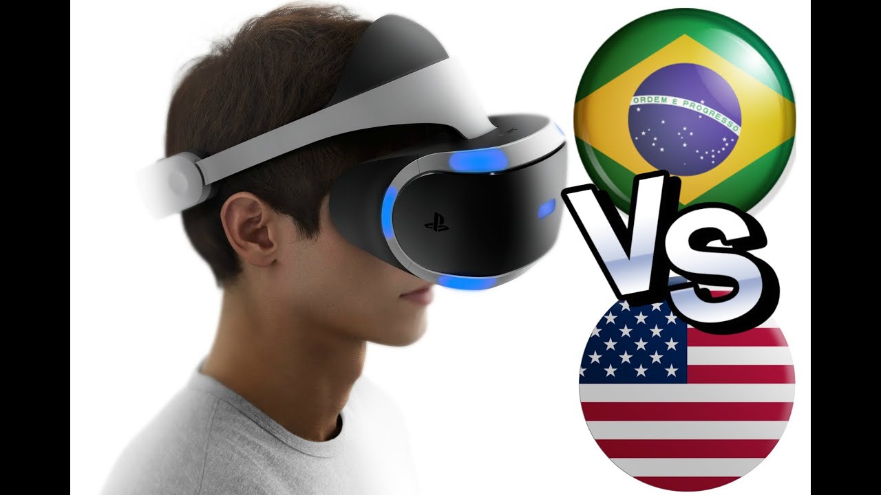 PlayStation VR - Diferenças BRASIL X EUA - YouTube