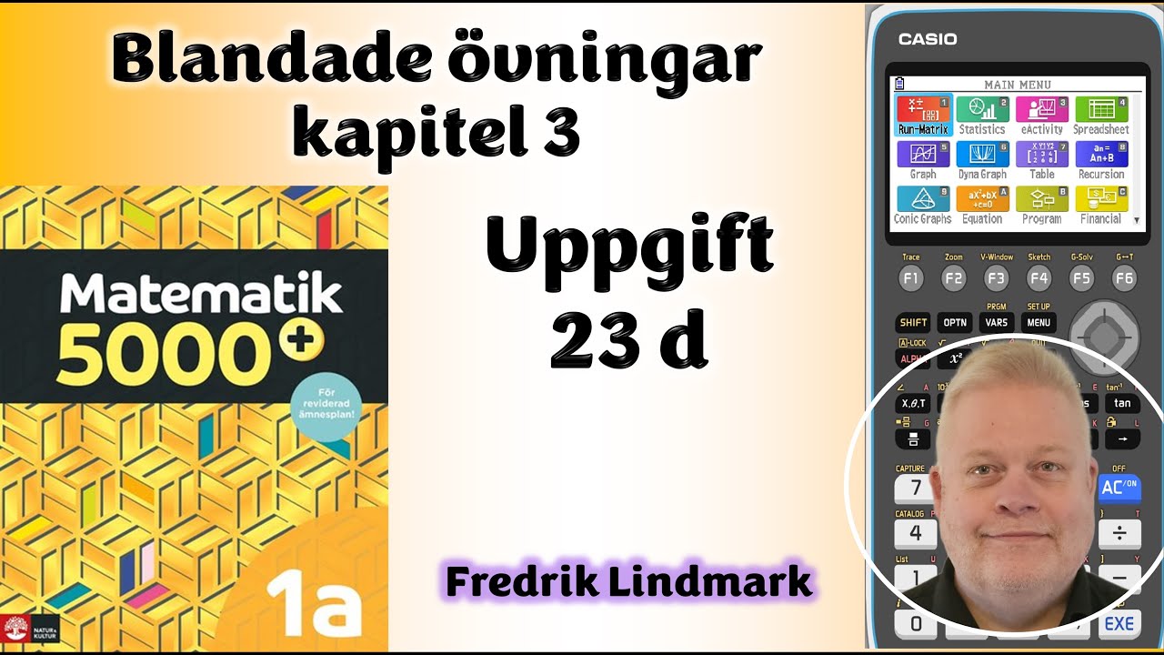 Matematik 5000+ 1a gul Uppgift 23 d Blandade övningar 3 för reviderad ...