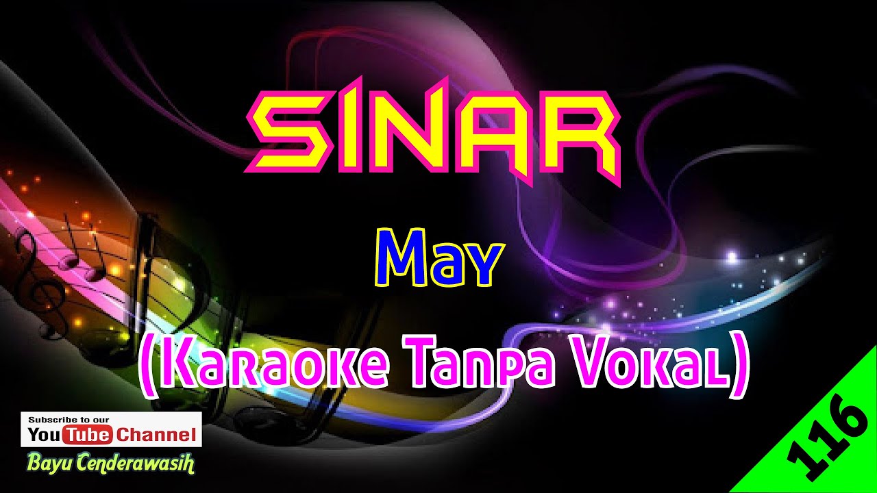 Sinar by May | Karaoke Tanpa Vokal - YouTube