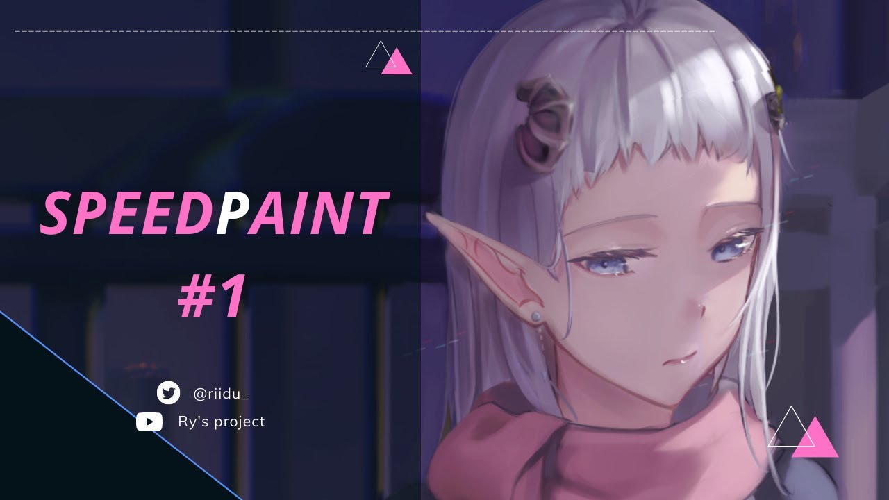 Speed Paint - Anime Illustration Making #1 - YouTube