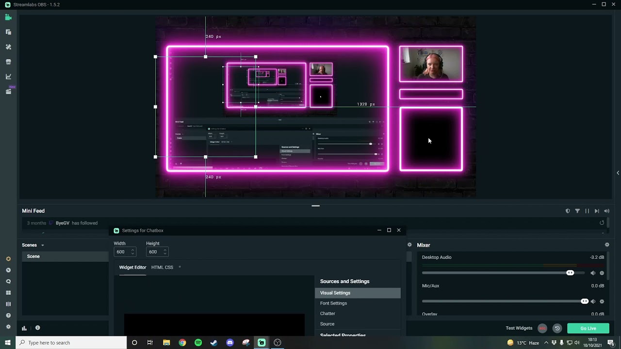 Premade Layout Streamer Bundle - Neon Streamer Overlay Package - YouTube