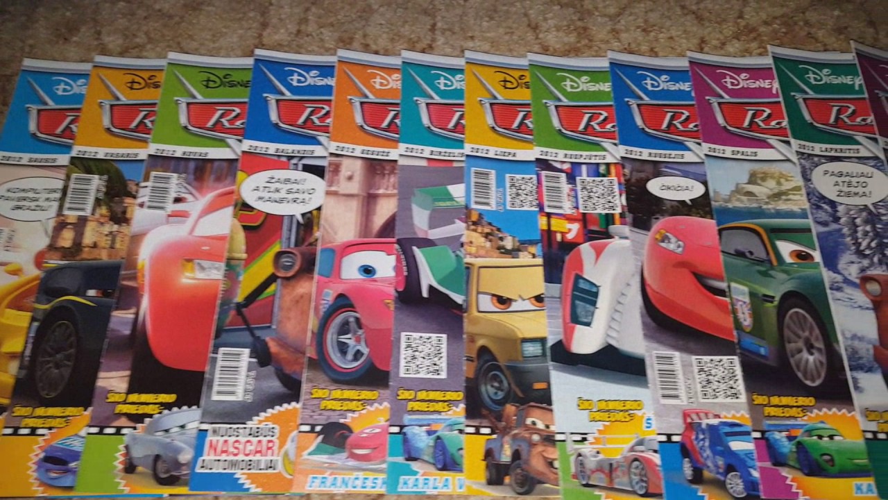 My Pixar Cars Magazine Collection Over 100 - YouTube