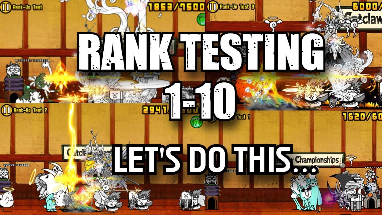 Battle Cats Rank Testing | Can I Pass Them? - YouTube
