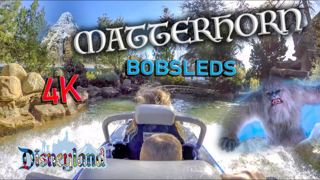Matterhorn Bobsleds -FULL RIDE- 4K! DISNEYLAND - YouTube