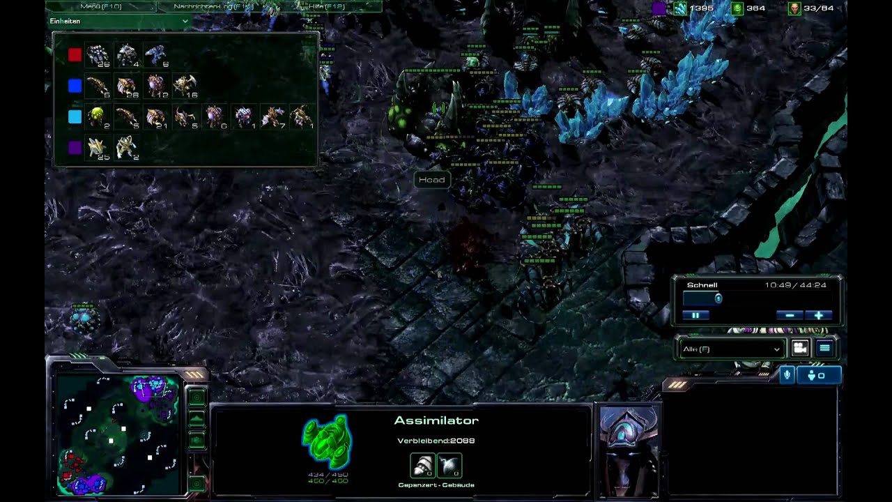 Starcraft II BETA - Replay: Zerg+Protos vs Zerg+Terran - Epic Fights ...