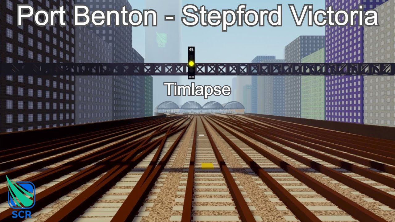 (Stepford County Railway) Port Benton to Stepford Victoria timelapse ...