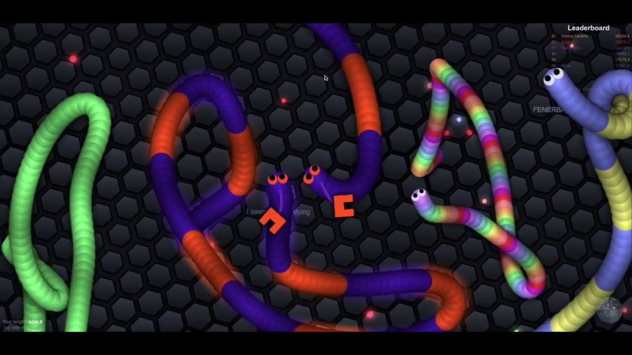 slither.io play and agar.io insane gameplay - YouTube