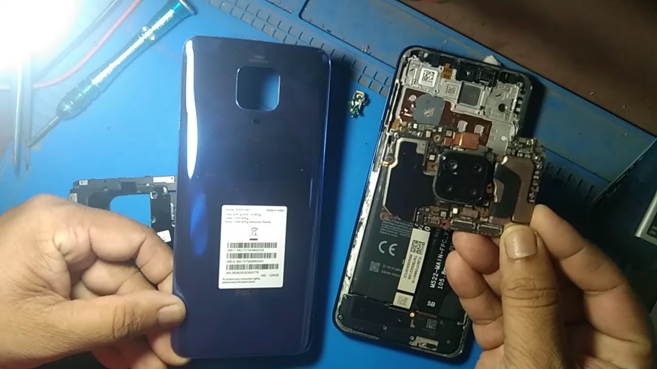 Poco M2 pro Disassembly ! Back Glass Open & Mother bord & All ...