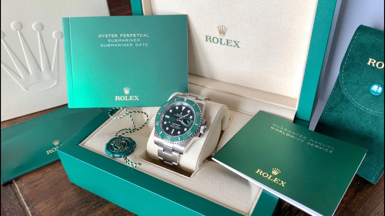 Rolex Submariner "Hulk" Unboxing - YouTube