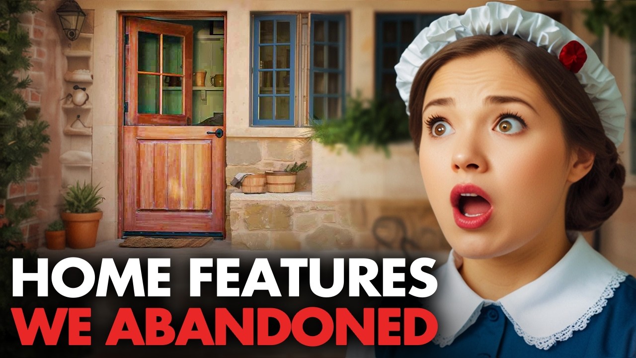 Old Home Features That Have Faded Into History - YouTube