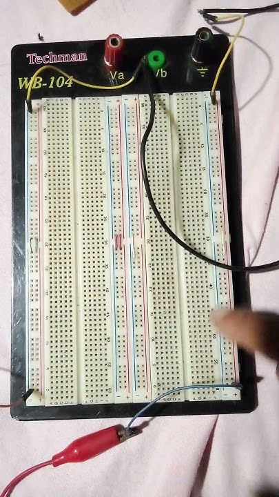 Como funciona una protoboard primera parte.. - YouTube