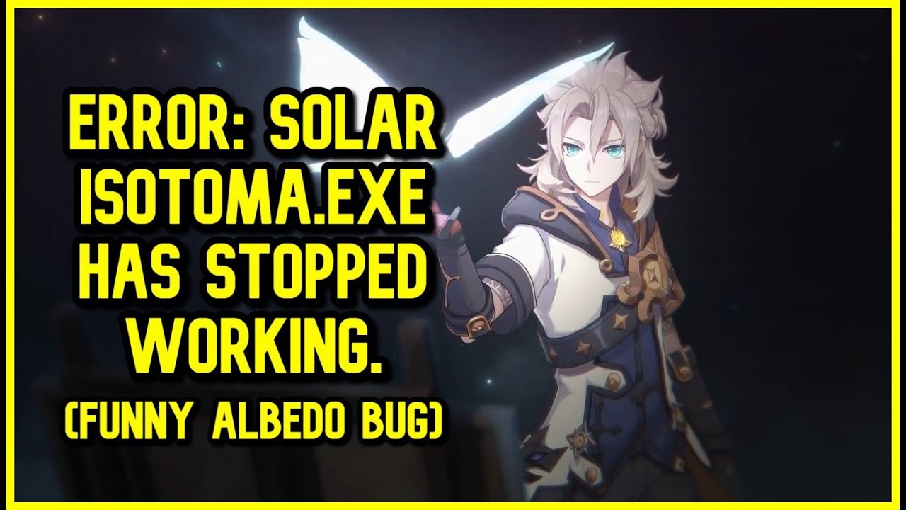 Albedo Elemental Skill Bug - Genshin Impact - YouTube