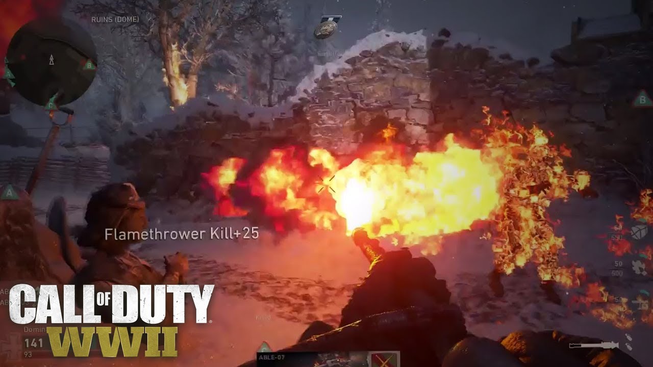 COD WW2 MULTIPLAYER GAMEPLAY! | Domination Ardennes Forest ...