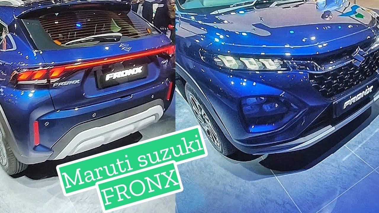 New Maruti Suzuki Fronx Nexa Blue | Baleno Cross | #autoexpo2023 Auto ...