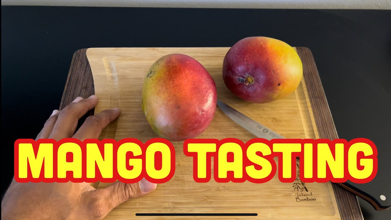 Tommy Atkins Mango tasting - YouTube