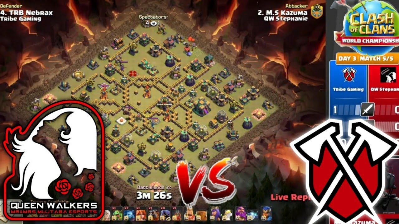 Tribe Gaming Vs Queen Walker |2022 CoC World Championship Grand Finals ...